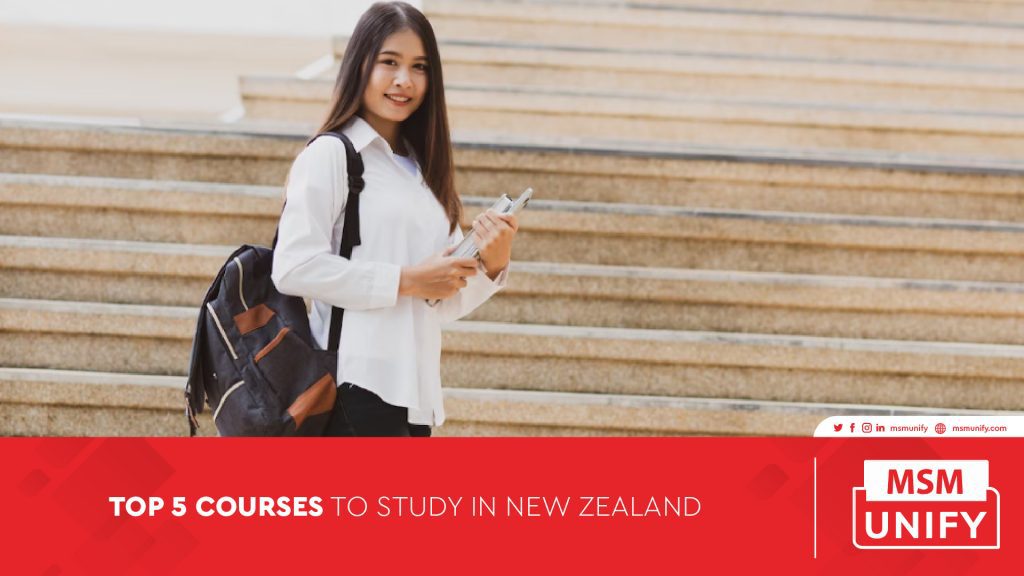 Top 5 Courses to Study in New Zealand | MSM Unify